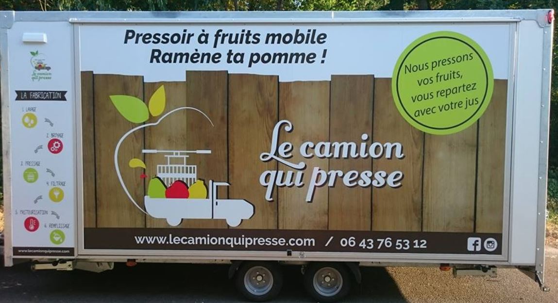 Pressoir itinérant dans les villages de Lorraine - BLE Lorraine